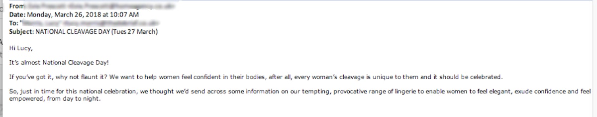 Happy National Cleavage Day The Most Tone Deaf Holiday Of The Year